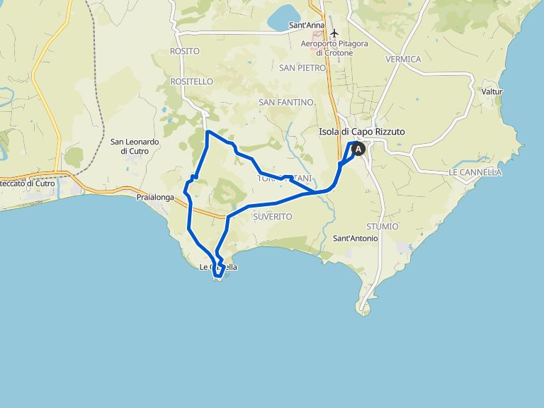 Le Château de l'Isola di Capo Rizzuto - Tour en boucle | Tour à vélo ...